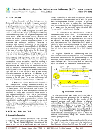 DESIGN OF SLOTTED WAVEGUIDE ANTENNA FOR WIRELESS APPLICATION | PDF