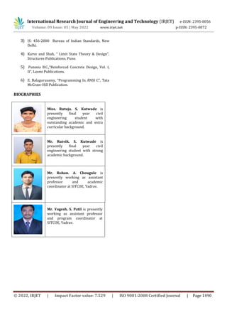 Design of RCC Beam By using C Programming | PDF | Programming Languages | Computing