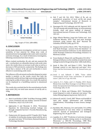 Assessment and Management of Abandoned Coal Mine to Neutralize Acid ...