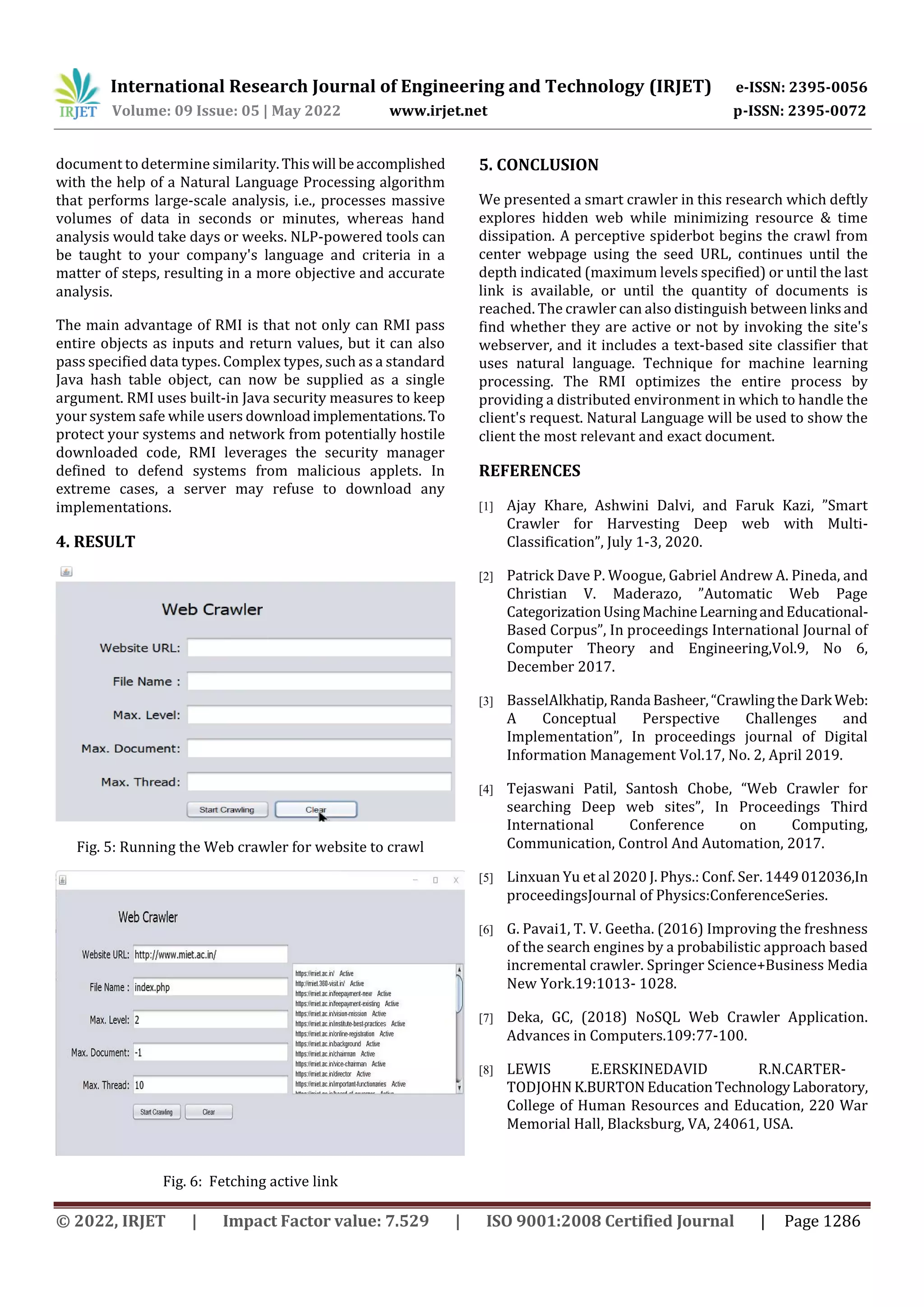 Smart Crawler Automation with RMI | PDF