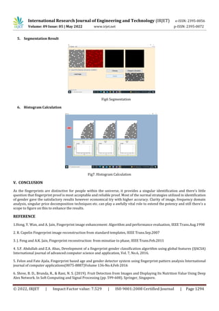 Fingerprint Based Gender Classification by using Fuzzy C- Means and Neural Network Model | PDF