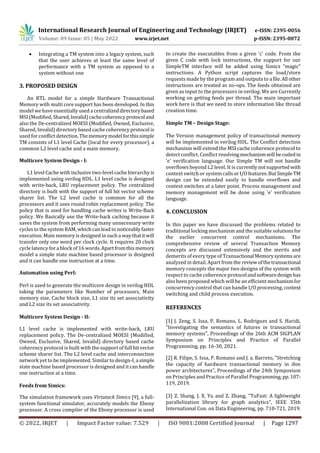 A Survey on Distributed Transactional Memory System with a Proposed Design for Parallel ...