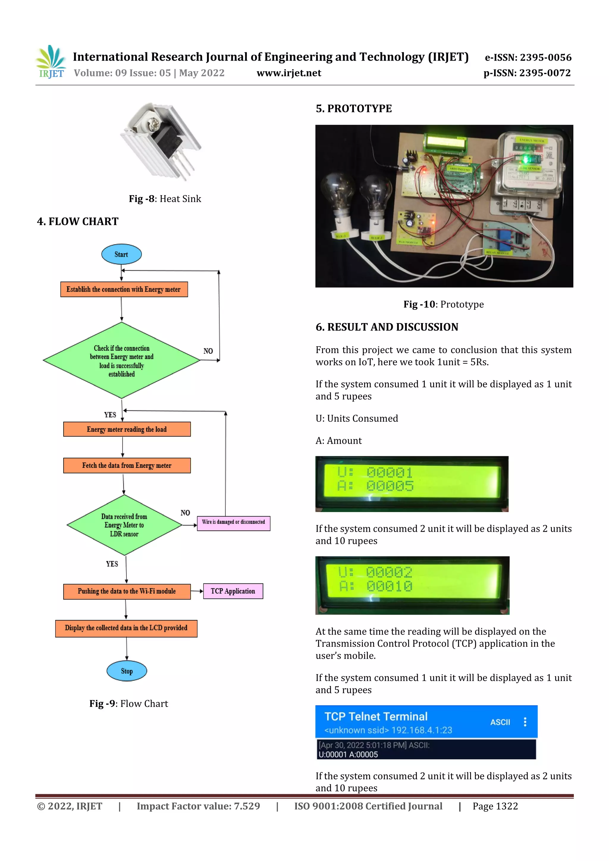 IOT BASED SMART ENERGY METER USING ARDUINO UNO | PDF