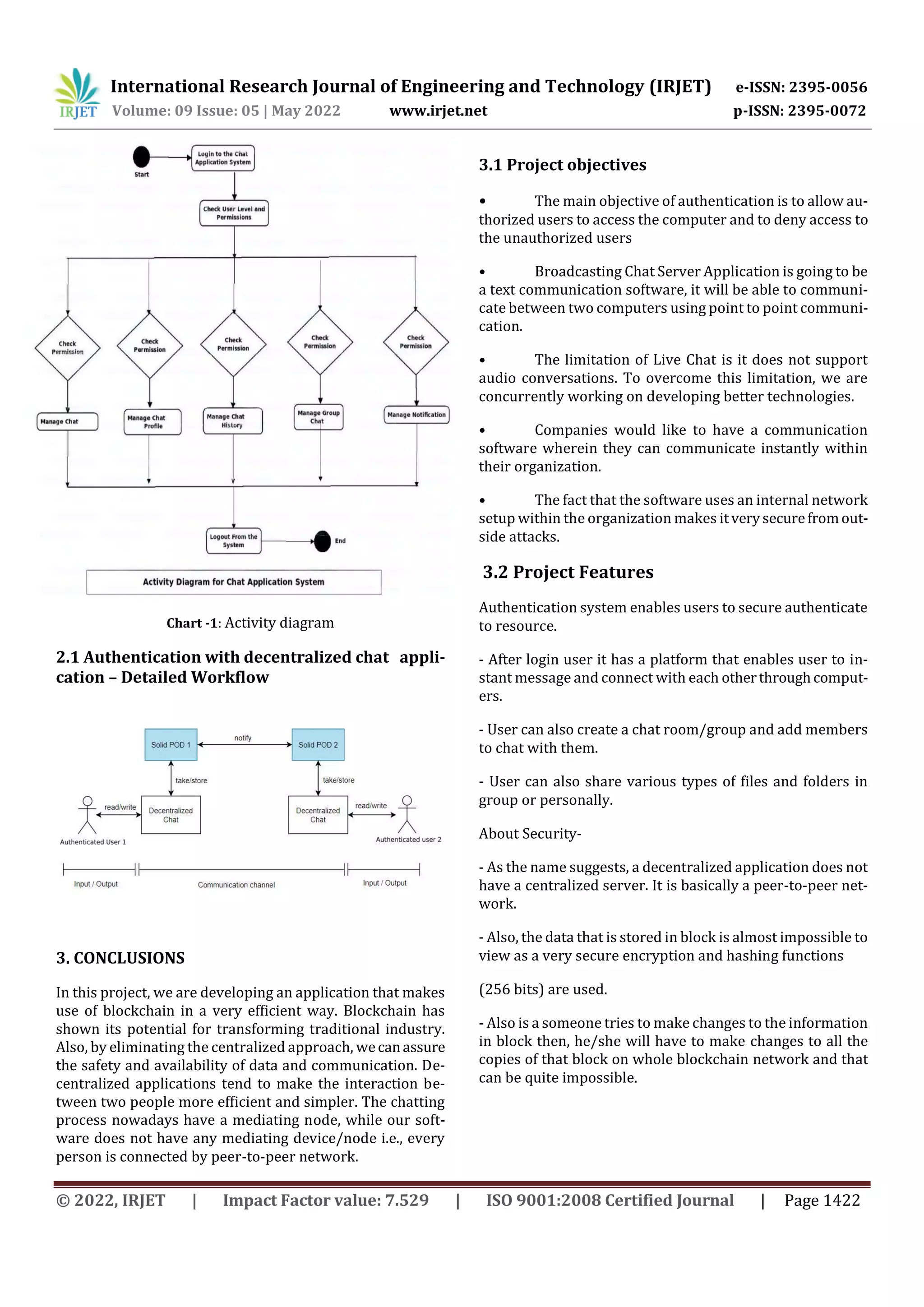 Authentication system with Decentralized chat app | PDF | Computer Software and Applications ...