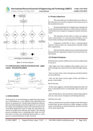 Authentication system with Decentralized chat app | PDF | Computer Software and Applications ...