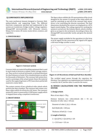 Design and Modelling of Automated Dimensional Check Conveyor Belt System for Categorization of ...