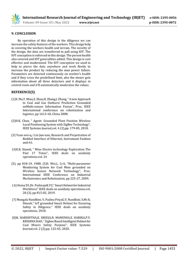 Intelligent Industrial Helmet | PDF