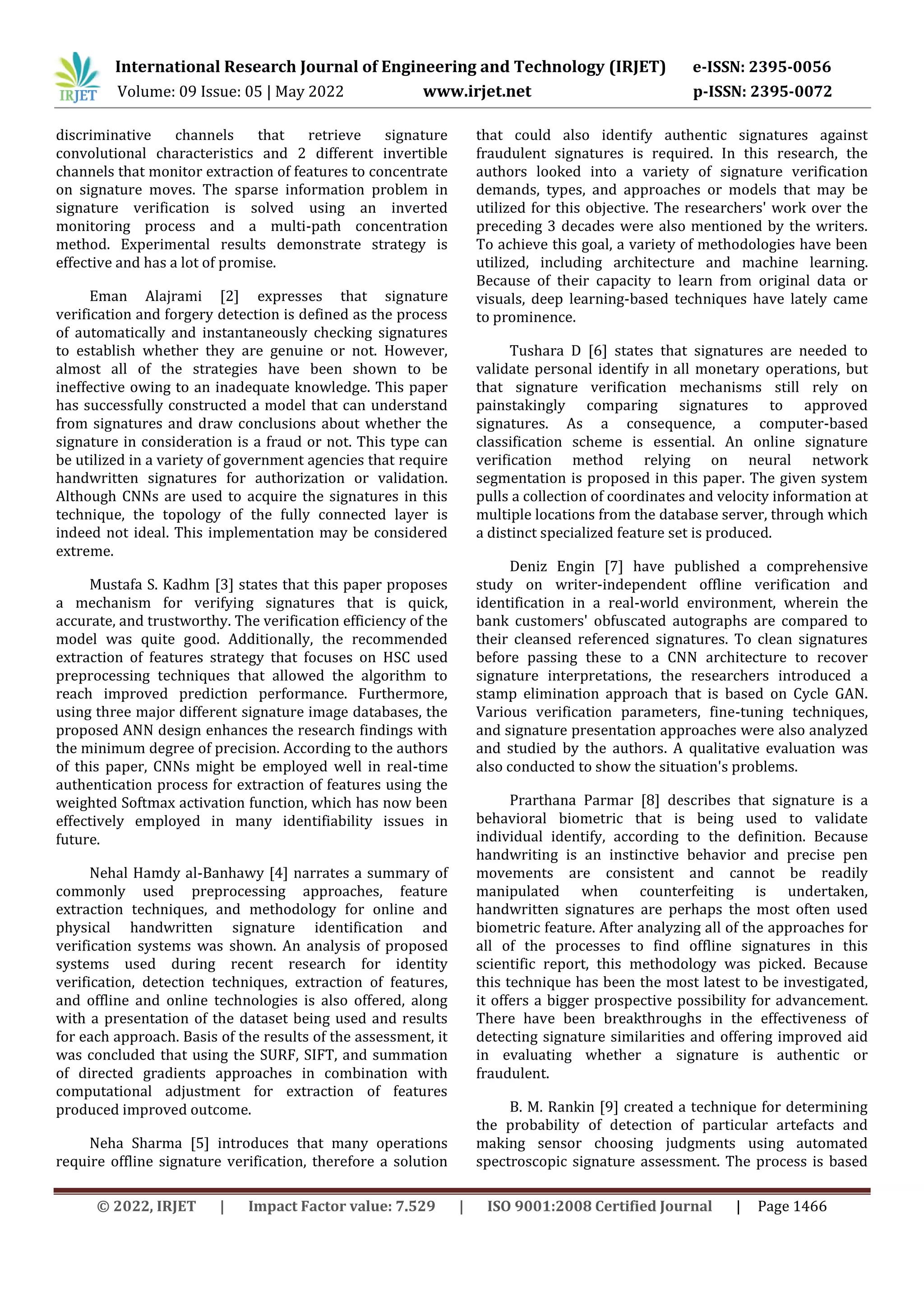 Signature Verification Through Convolutional Neural Network Pdf