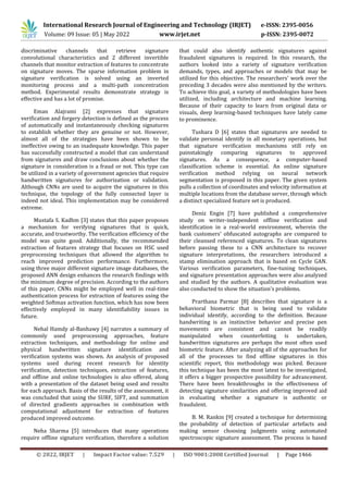 Signature Verification through Convolutional Neural network | PDF