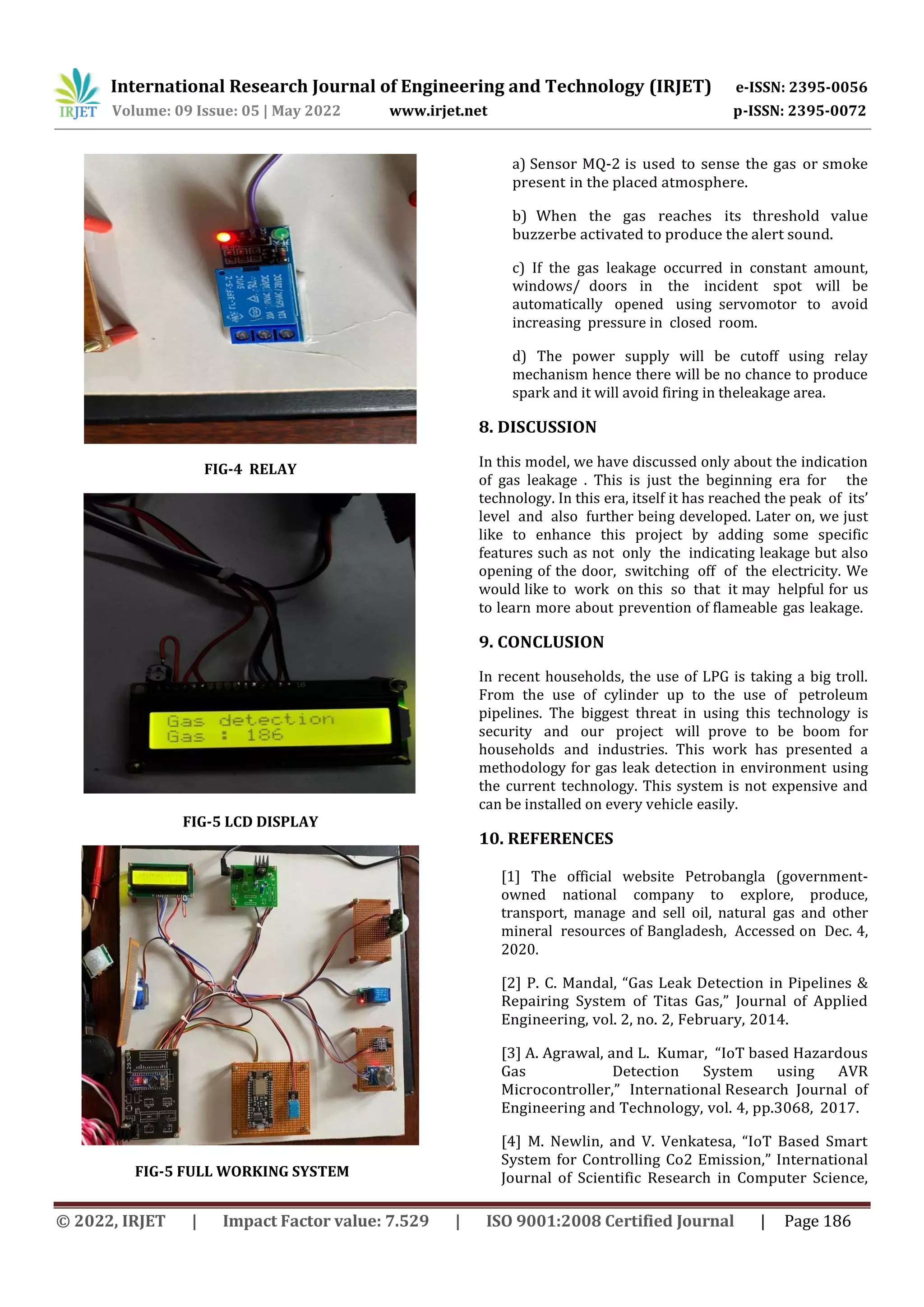 A Fusion Of Iot Based Gas Leakage Detection Pdf Home Utilities