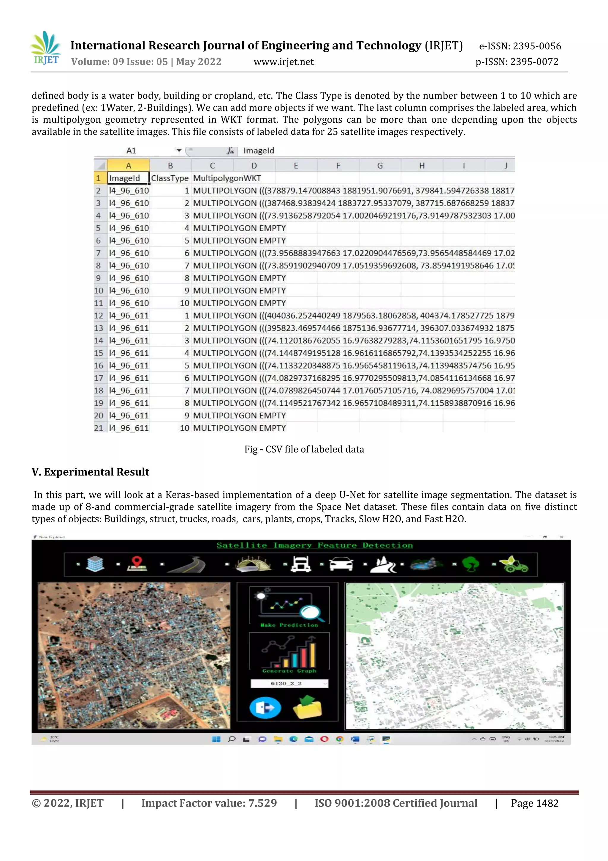 Satellite Image Classification and Analysis using Machine Learning with ISRO LISS IV | PDF