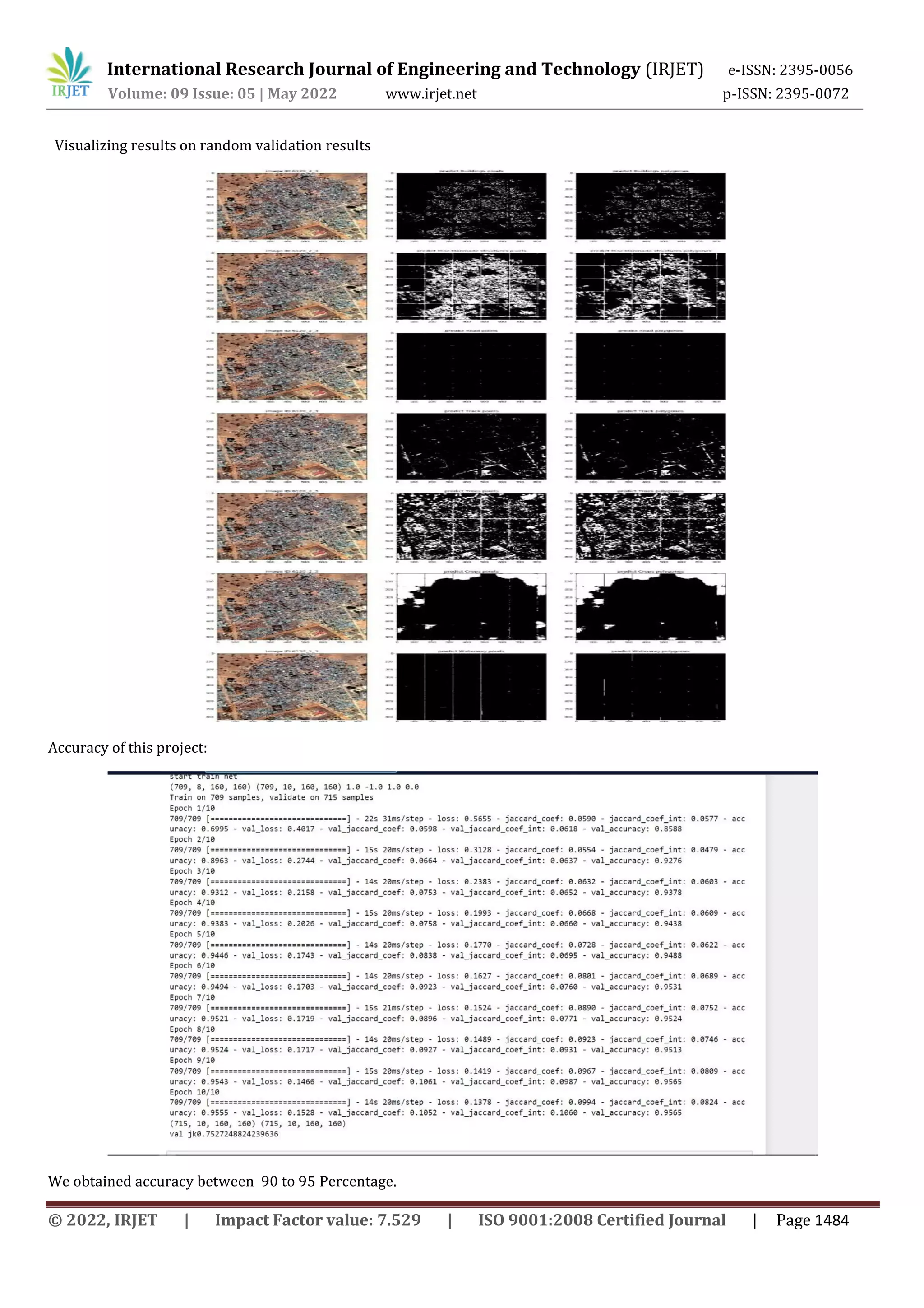 Satellite Image Classification and Analysis using Machine Learning with ISRO LISS IV | PDF