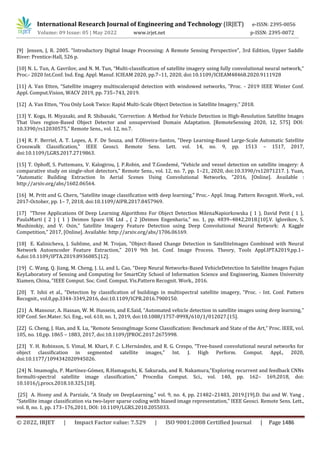 Satellite Image Classification and Analysis using Machine Learning with ISRO LISS IV | PDF