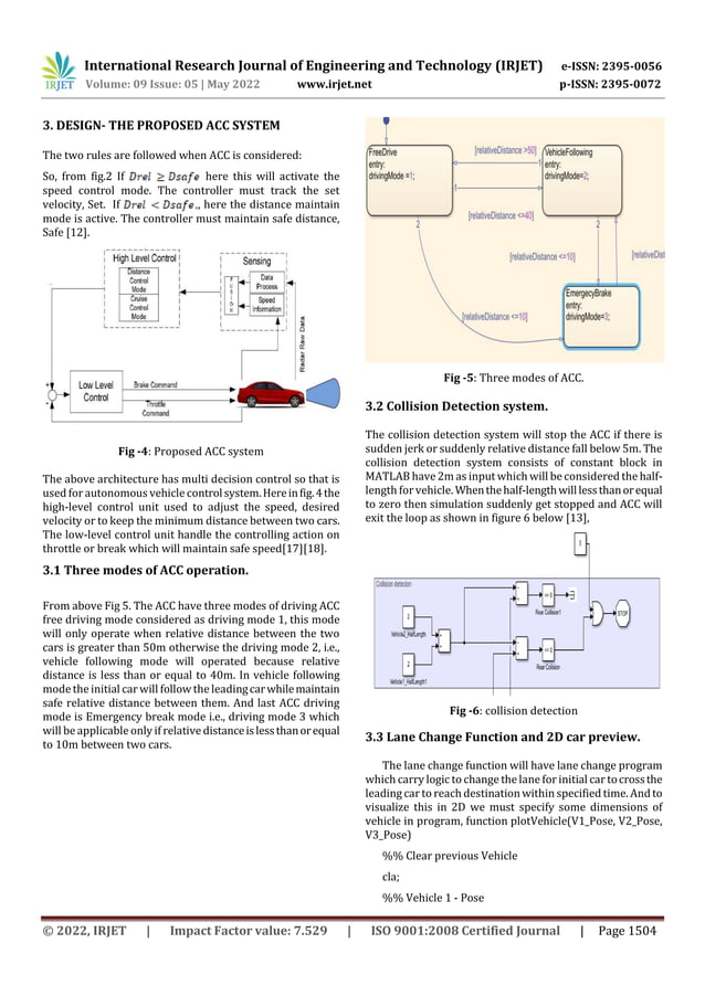 Adaptive Cruise Control System for Vehicle Using Model Predictive Control Algorithm | PDF