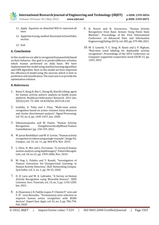 Human Activity Recognition Using Neural Network | PDF