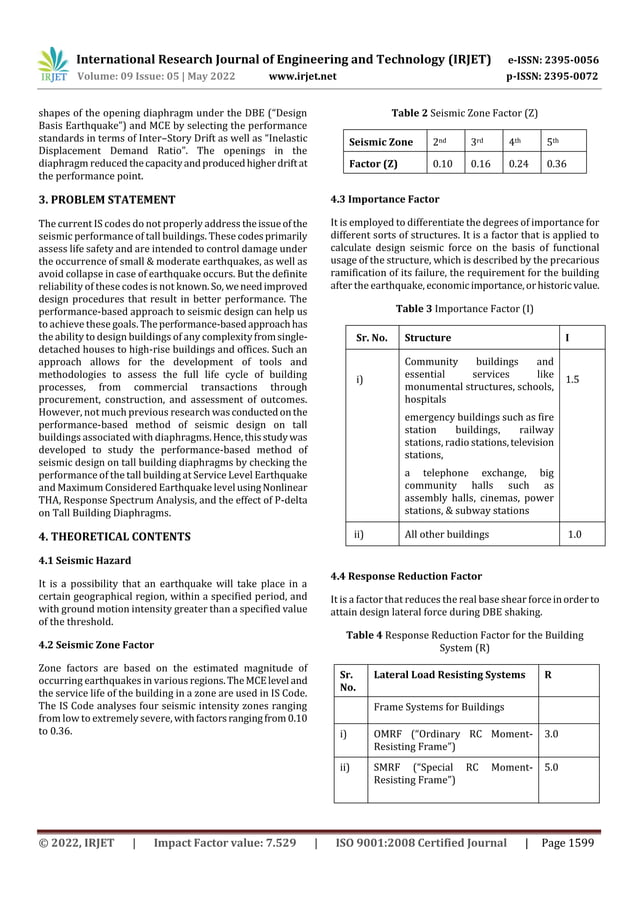 Performance Based Approach for Seismic Design of Tall Building Diaphragms | PDF | Civil ...