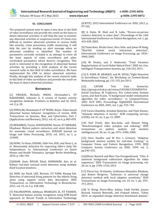 Intelligent Video Surveillance System using Deep Learning | PDF