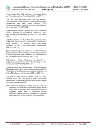 Intelligent Video Surveillance System using Deep Learning | PDF