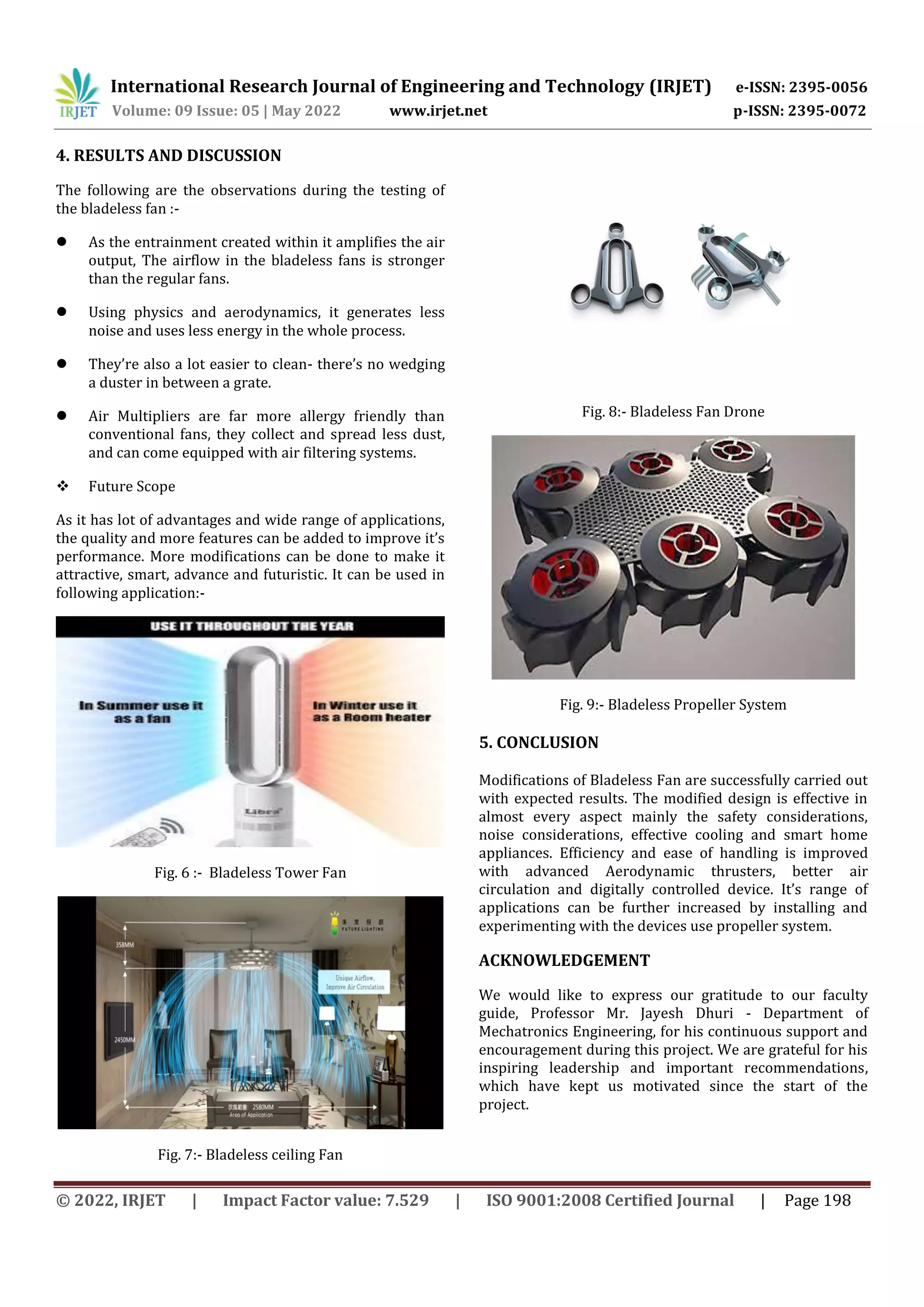 Modification of Bladeless Fan | PDF