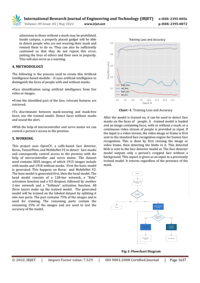 ACCESS CONTROL SYSTEM USING FACE MASK DETECTION USING ARTIFICIAL INTELLIGENCE | PDF | Infectious ...