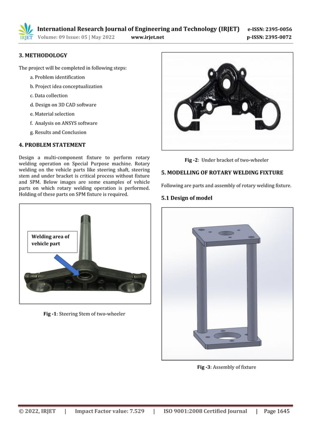 Design of Fixture for rotary welding SPM | PDF | Manufacturing Industry ...