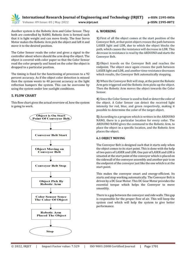 Picking Object By Using Robotic Arm | PDF