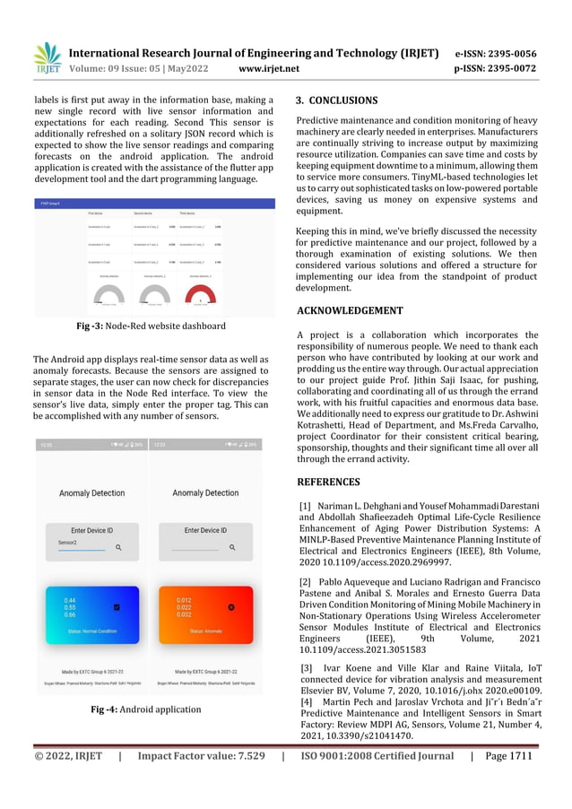 Vibration Analysis For Condition Monitoring And Predictive Maintenance Using Embedded Tinyml Pdf