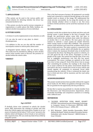 ANDROID BASED ALCOHOL DETECTION SYSTEM | PDF