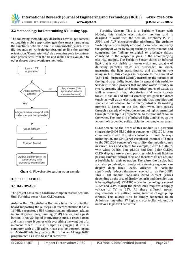 Determining Turbidity of Water Using Machine Learning | PDF