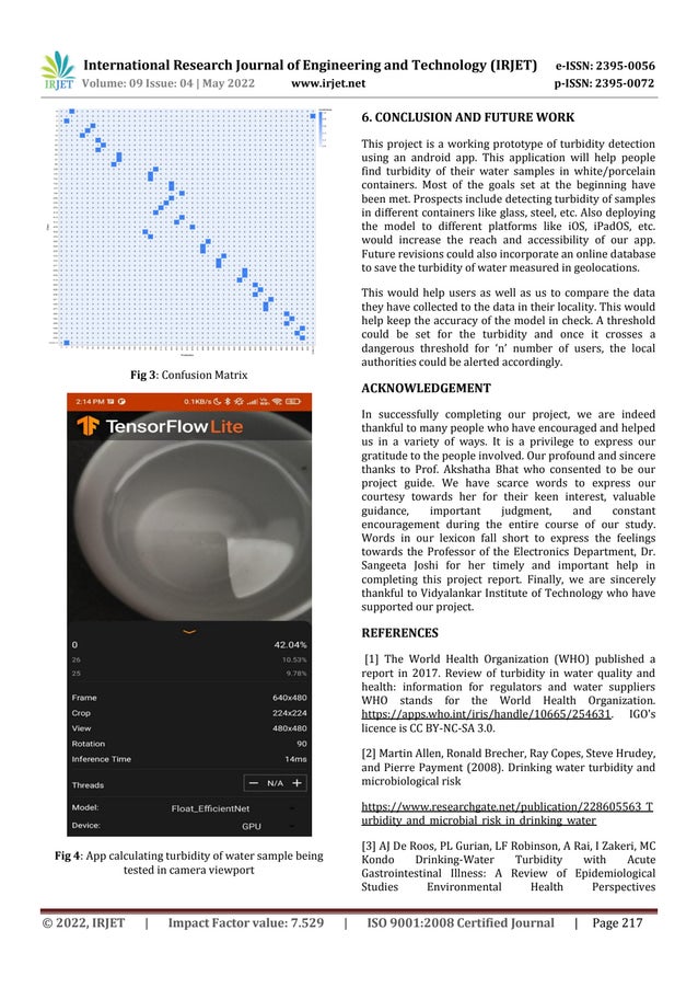 Determining Turbidity of Water Using Machine Learning | PDF