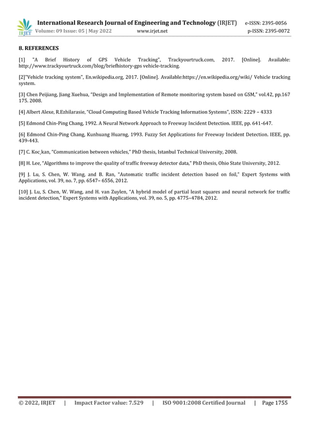 Accident Prevention And Identification System For Vehicles Using Arduino Pdf Injuries