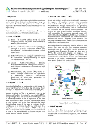 CLOUD COMPUTING BASED TELEMEDICINE SERVICE | PDF