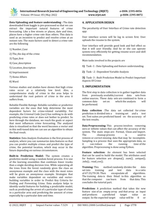 Predictive Modeling for Topographical Analysis of Crime Rate | PDF | Crime & Harmful Acts to ...