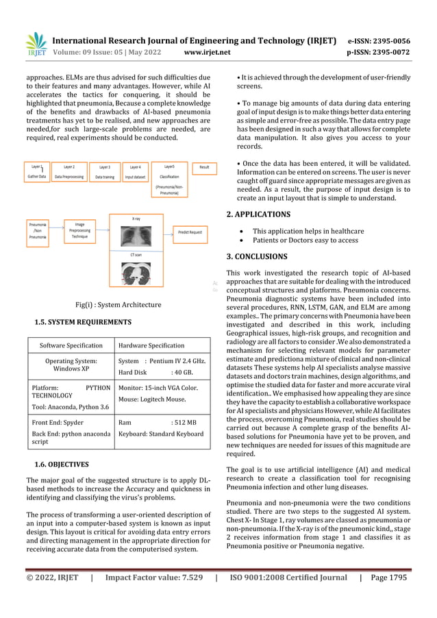 PNEUMONIA DIAGNOSIS USING CHEST X-RAY IMAGES AND CNN | PDF