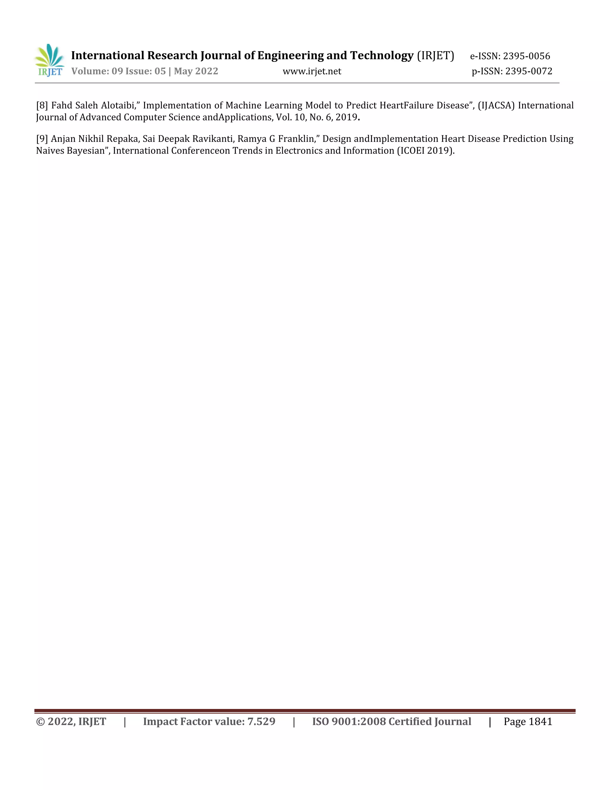 PREDICTION OF HEART DISEASE USING LOGISTIC REGRESSION | PDF