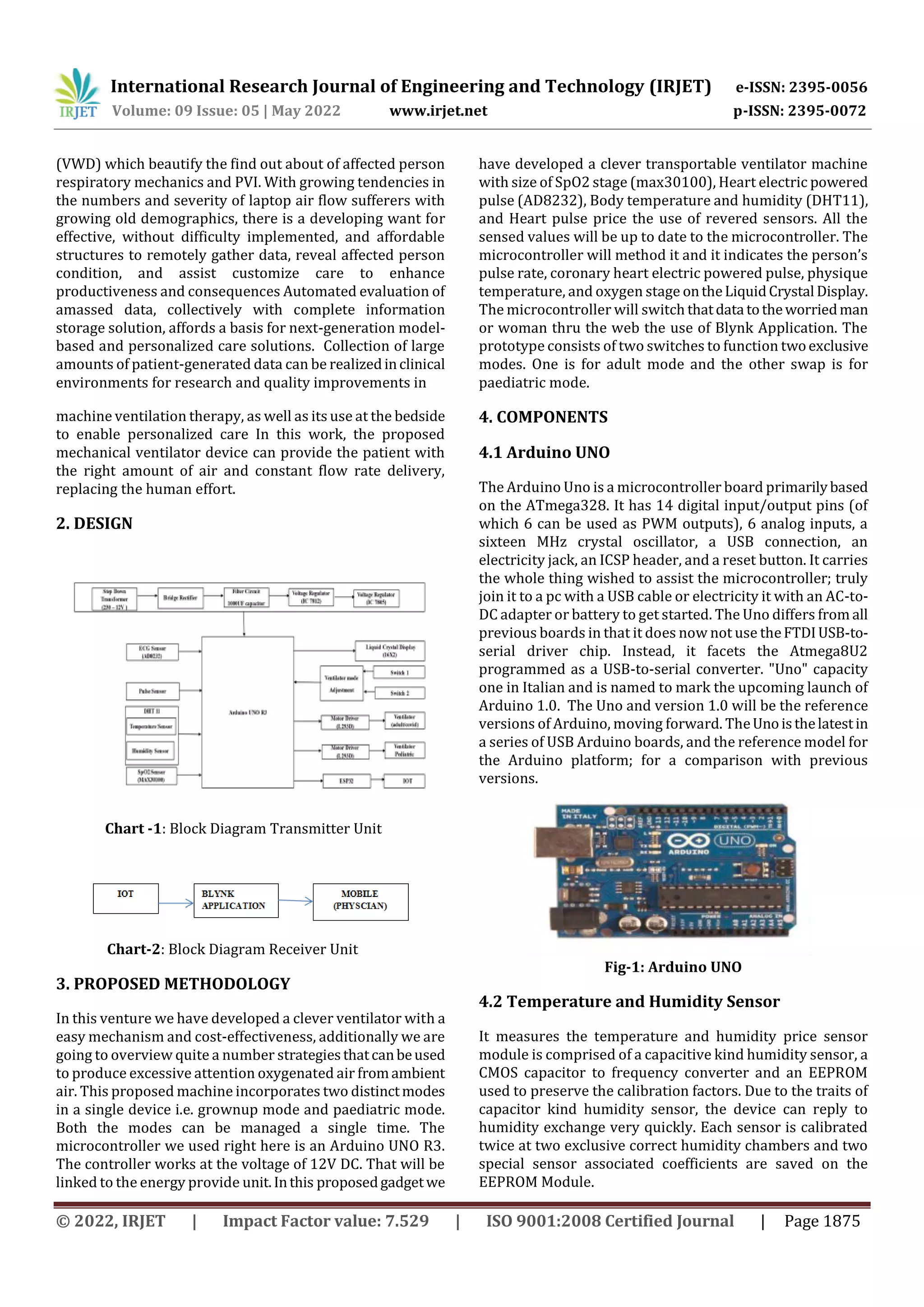 Dual Mode Ventilator Integrated with Patient Monitoring System | PDF