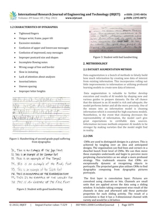 EARLY DETECTION OF DYSGRAPHIA USING CONVOLUTIONAL NEURAL NETWORKS | PDF