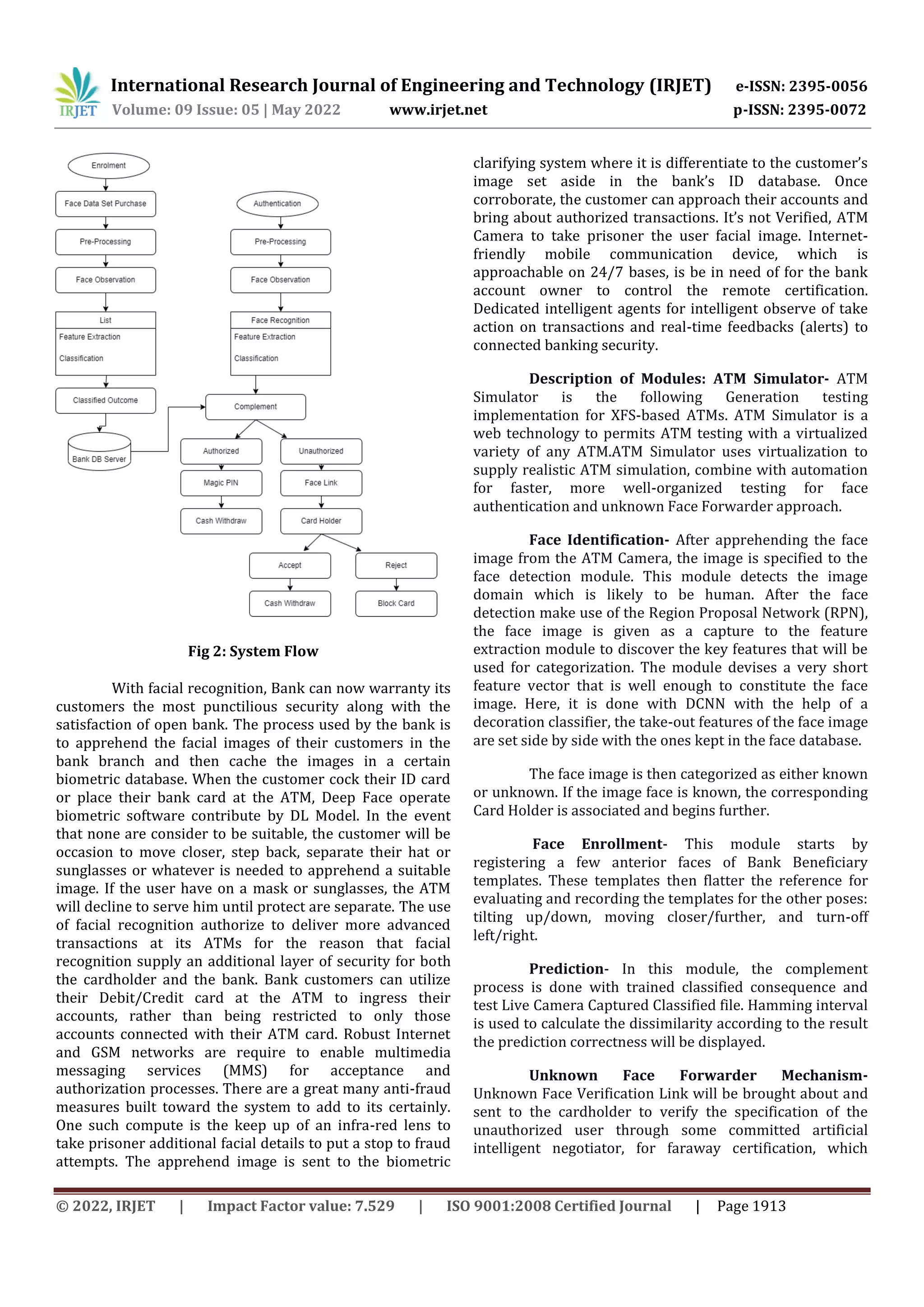 BIOMETRIC AND MAGIC PIN AUTHENTICATION SYSTEM FOR ATM | PDF