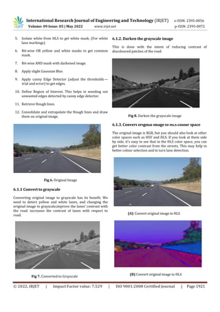 Realtime Road Lane Detection | PDF