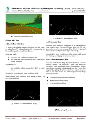 Realtime Road Lane Detection | PDF