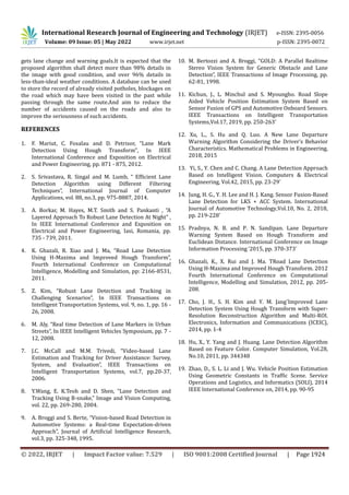 Realtime Road Lane Detection | PDF