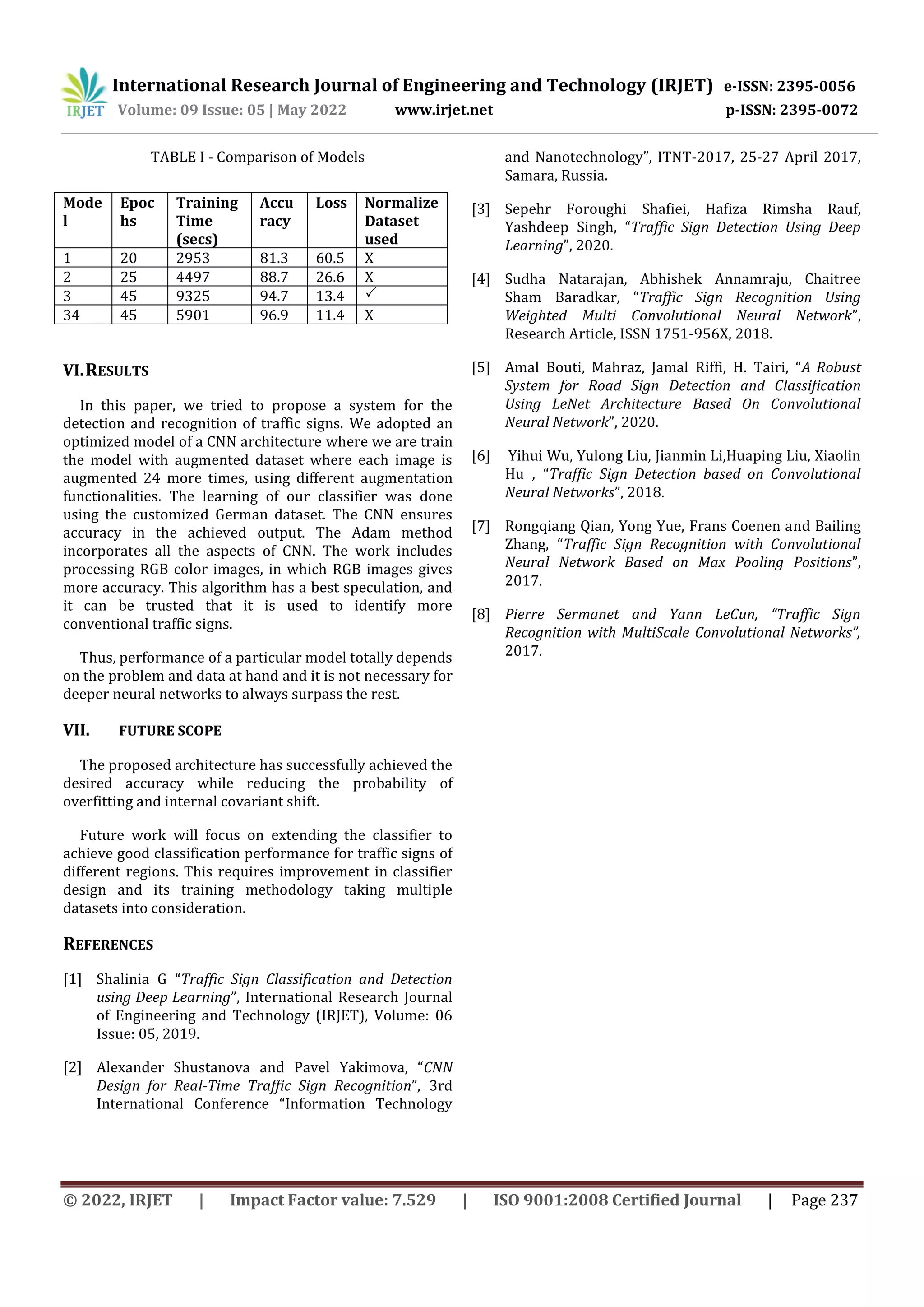 Traffic Sign Recognition System | PDF