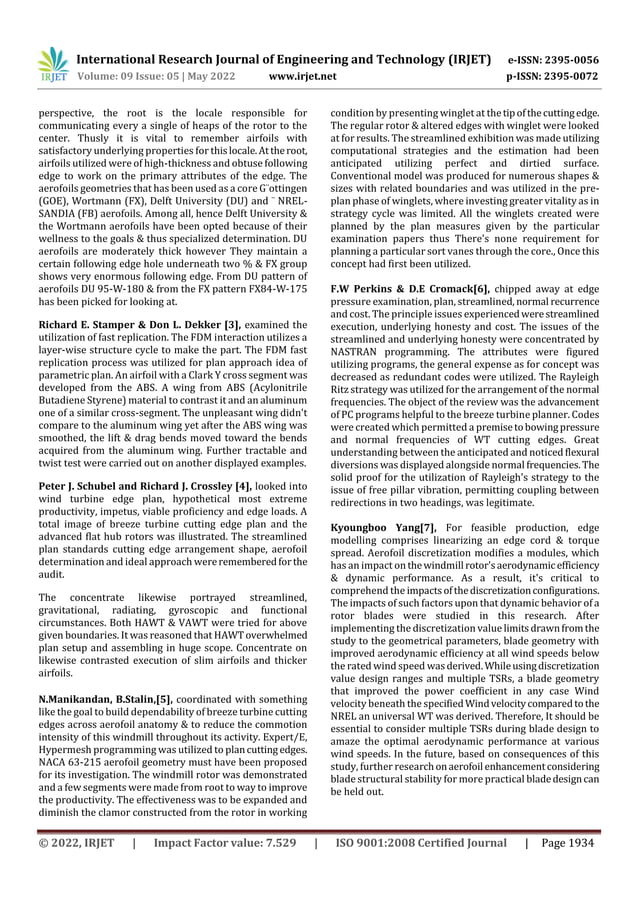 DESIGN SIMULATION AND FABRICATION OF NACA2412 WIND TURBINE BLADE USING ...
