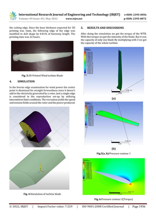 DESIGN SIMULATION AND FABRICATION OF NACA2412 WIND TURBINE BLADE USING ...