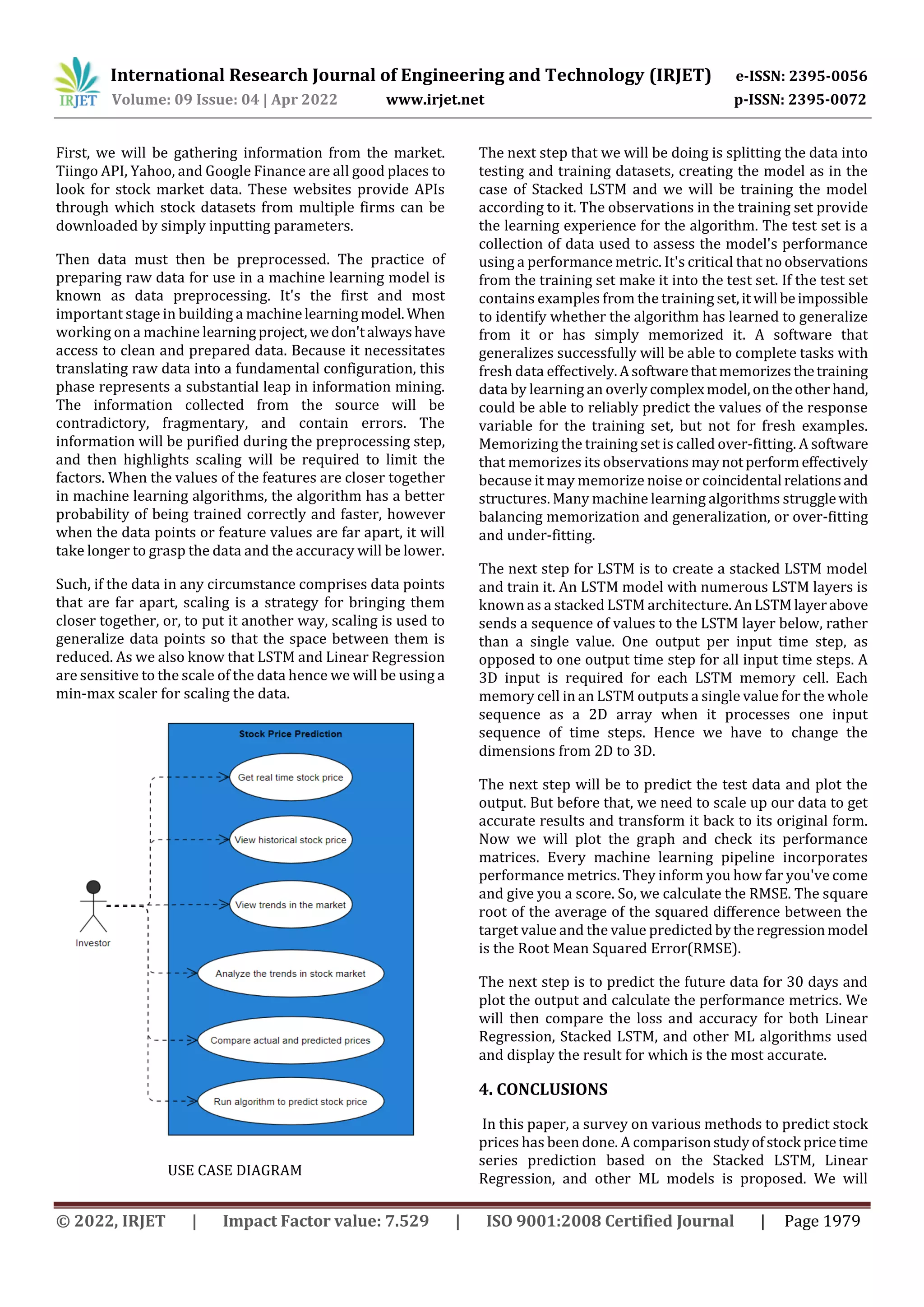 STOCK MARKET PREDICTION AND ANALYSIS USING MACHINE LEARNING ALGORITHMS | PDF | Stocks and Bonds ...