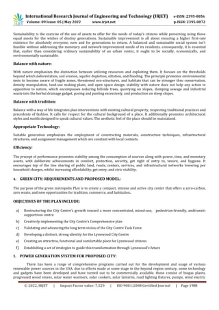 An Approach in the Direction of Green City Concept-''Sustainable ...