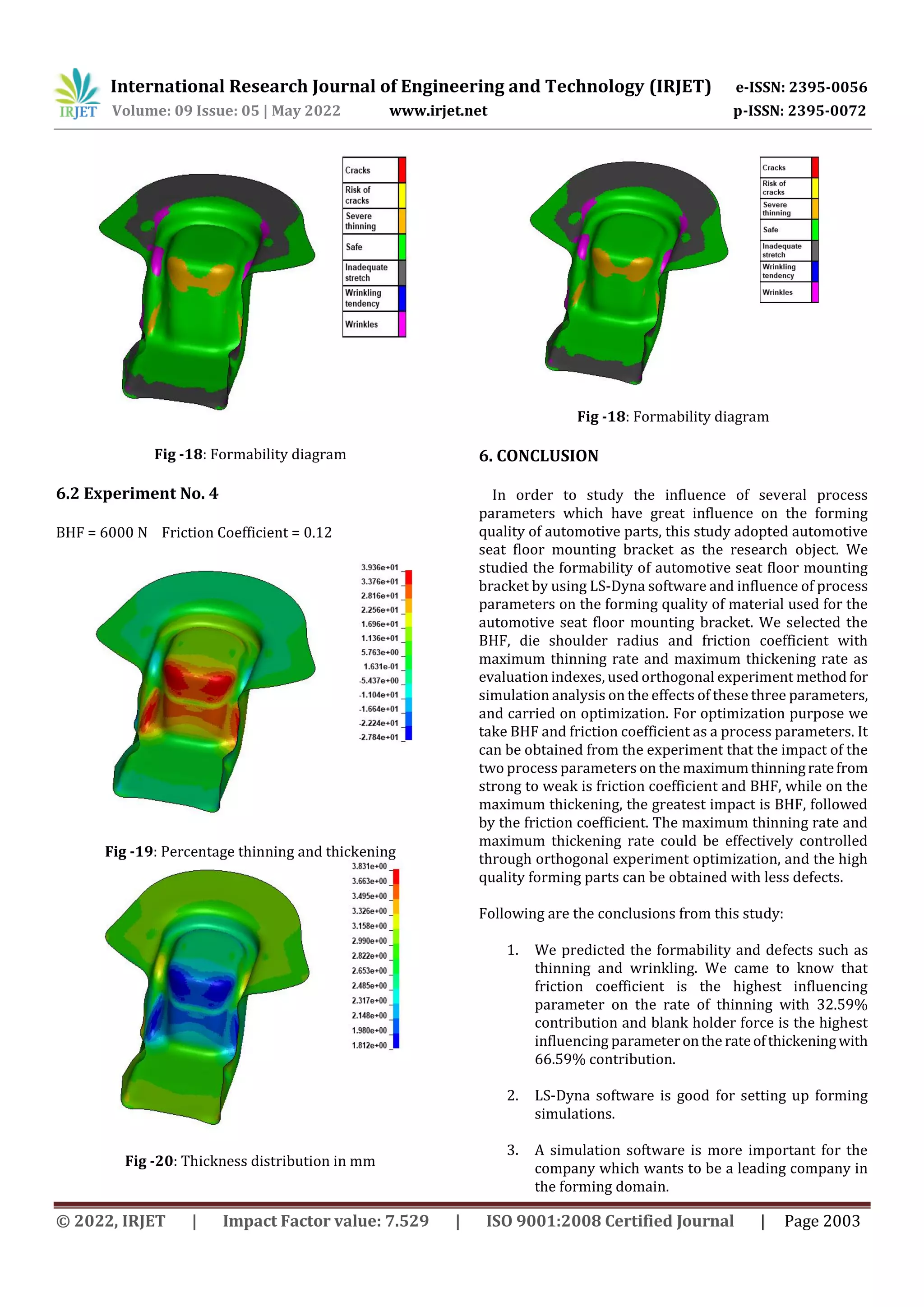 Finite Element Analysis and Optimization of Automotive Seat Floor Mounting Bracket in Metal ...