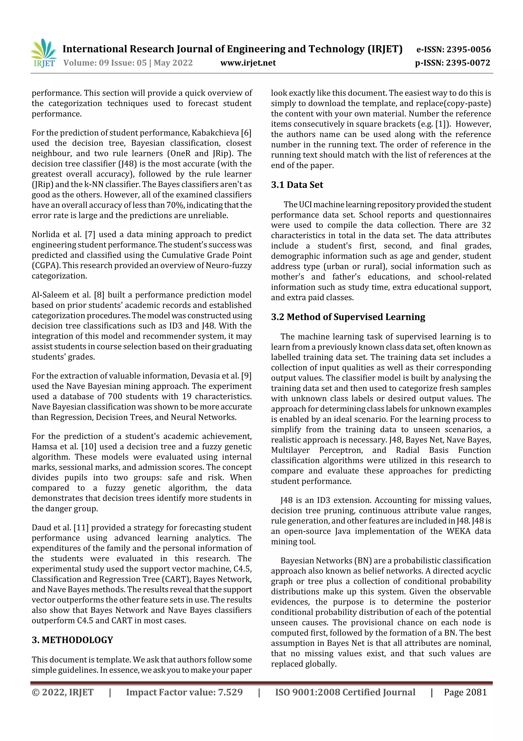 M-Learners Performance Using Intelligence and Adaptive E-Learning Classify the Deep Learning ...