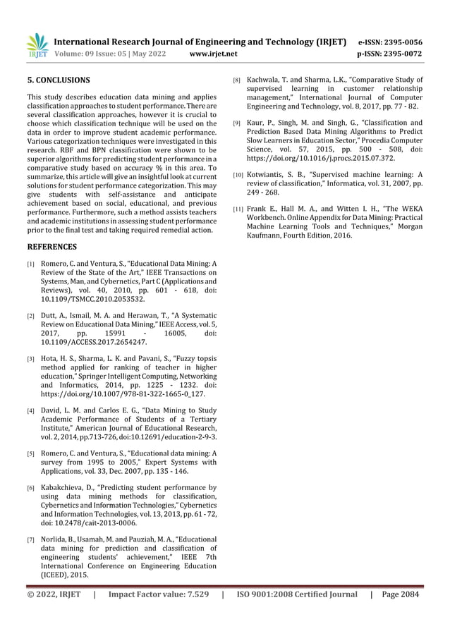 M-Learners Performance Using Intelligence and Adaptive E-Learning Classify the Deep Learning ...