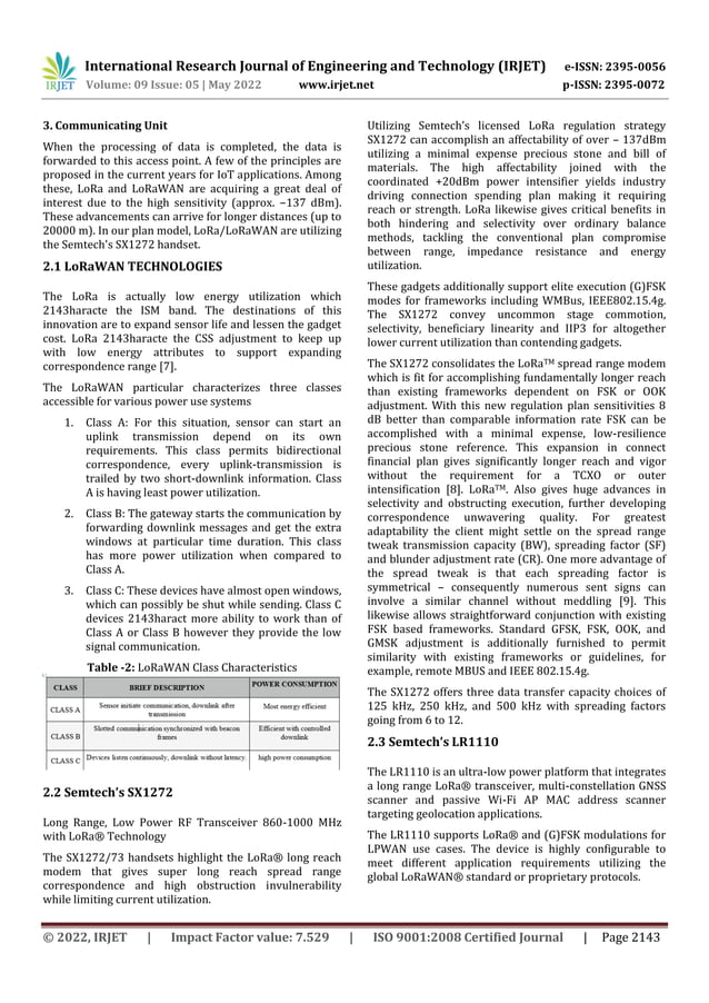 Analysis of Energy Consumption in MCU for IoT System | PDF